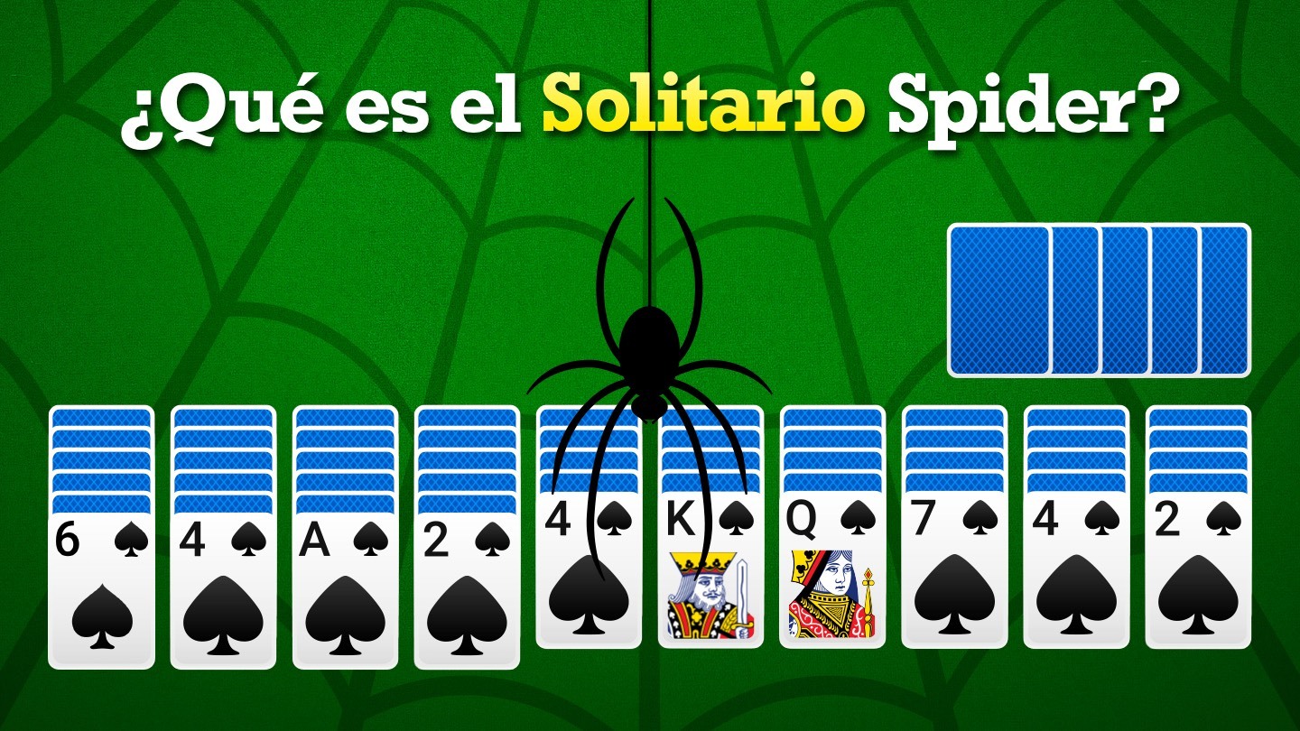 ¿Qué es Solitario Spider y por qué se llama así?