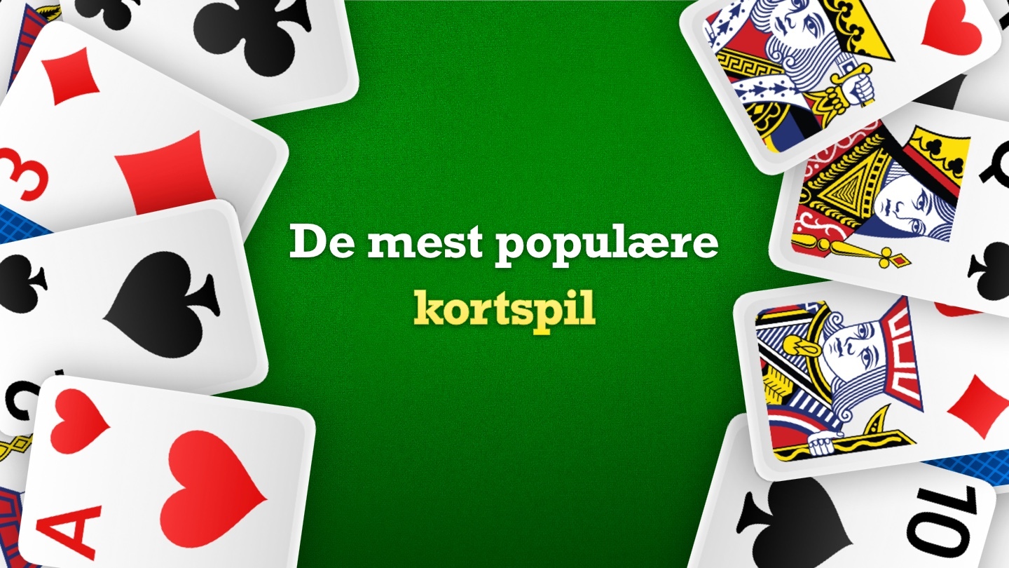 De mest populære kortspil