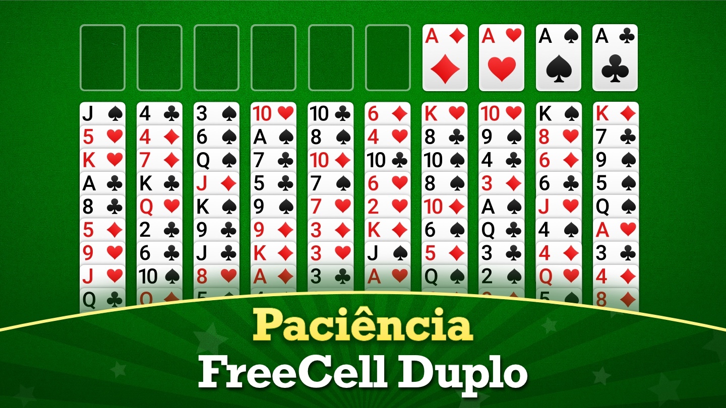 Paciência FreeCell Duplo